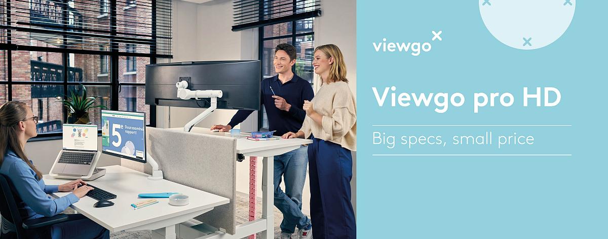 New Addition to the Viewgo Collection: The Viewgo pro HD Monitor Arms | Dataflex